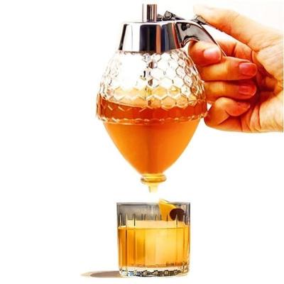 Cina Plastica portatile imbottiglia/200ML Honey Dispenser di Juice Bee Storage Glass Drip in vendita