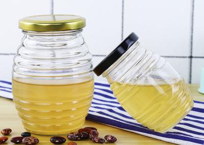Cina Honey Jars With Aluminum Lid di vetro trasparente intorno a forma YF201901030 in vendita