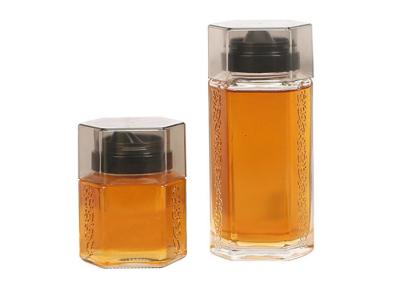 Cina Vetro ispessito Honey Jars Sealed Can Carved Honey Bottling Lead Free in vendita