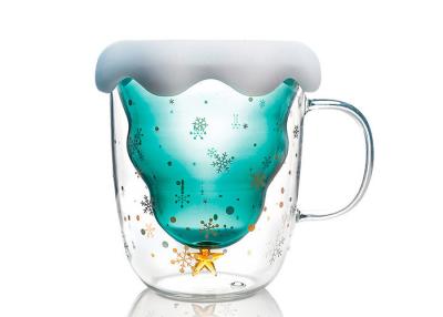 Cina Stella dell'albero di Natale che desidera temperatura elevata di vetro creativa della tazza del regalo della tazza in vendita
