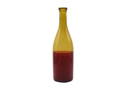 Cina Bottiglia di vino su ordinazione di vetro vuota di vetro senza piombo gialla scura delle bottiglie di vino 750ml in vendita