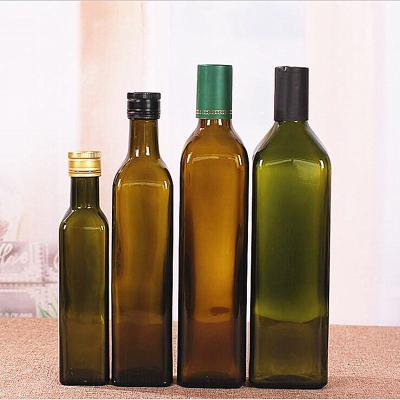 Cina Contenitori di stoccaggio riciclabili dell'olio d'oliva del quadrato 500ml in vendita