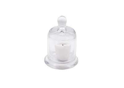 China Vela transparente que hace los 8cm el 10.5cm tarros de cristal vacíos en venta