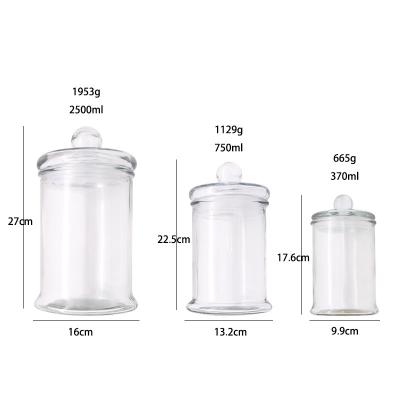 Cina Il sale da bagno pieno 370ml 2500ml di sigillamento svuota i barattoli di vetro in vendita