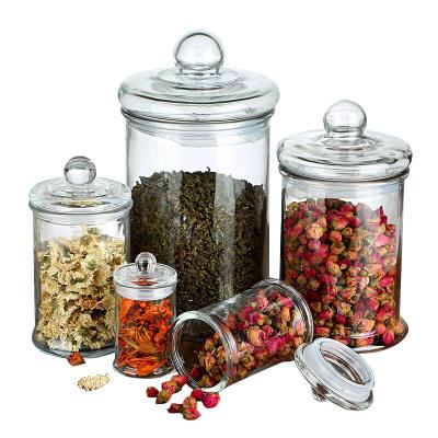 Cina barattoli di vetro dell'ampia bocca del borosilicato di stoccaggio della spezia 2500ml in vendita