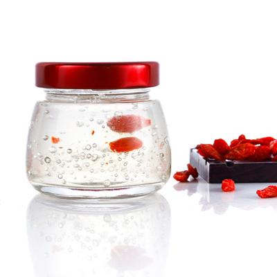Cina Vetro Honey Jars Food Storage Container di esagono 120ml 150ml di LFGB in vendita