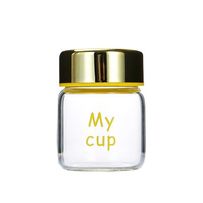 Cina logo commestibile di Honey Jars Round Shape Custom di vetro di 150ml 200ml in vendita