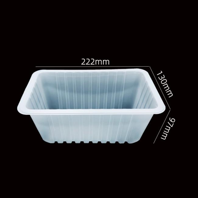 Custom Food Grade PP Microwavable Meat Tray