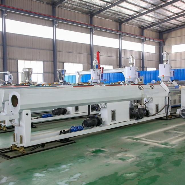 Water Supply HDPE Pipe Extrusion Machine / Production Line 90-315 mm
