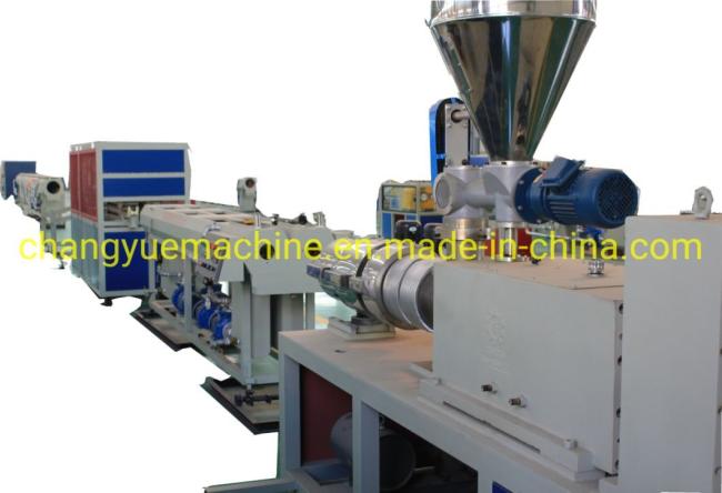 Plastic Electrical Conduit PVC Two / Four Cavity Pipe Extrusion Production Line 16-40 mm