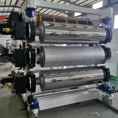 China Serviço de vendas Linha de produção de chapas/placas de PP PE ABS com extrusora de tipo separado à venda