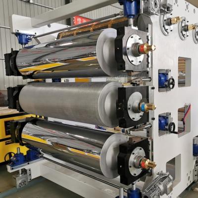 China Newly Developed PE PP ABS Sheet/Board Making Machine SJ90 with One Feed Feeding Mode for sale