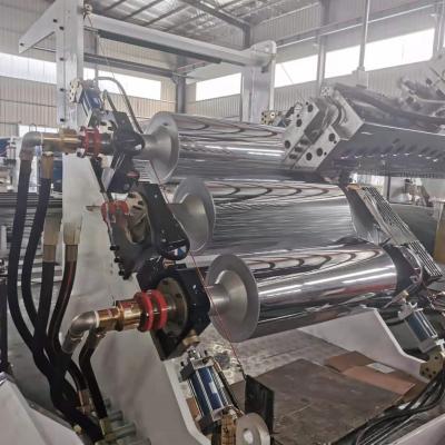 China Produção com linha de extrusão de folhas de mármore de PVC de 35*4*4,5m e montagem de tipo separado à venda