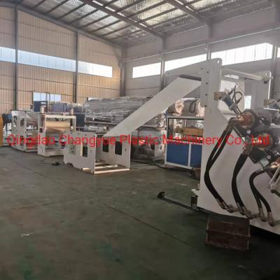 Cina Linea di produzione di lamiere di plastica SJ 90 con macchina di estrussione di lamiere di rotolamento PP PS HIPS in vendita