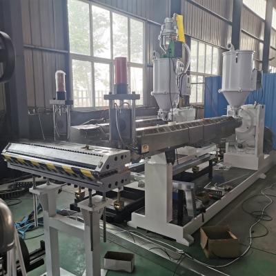 China Deep Screw Screw Channel Structure PP PE ABS Sheet/Board Extrusion Line 35*3.5*3.5m for sale