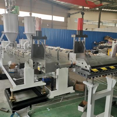 China Deep Screw Screw Channel Structure PP PE ABS Sheet/Board Extrusion Line 35*3.5*3.5m for sale