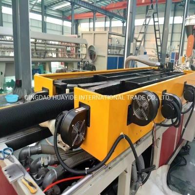 China Máquinas de tubos corrugados de PE de parede única computadorizadas SJ65/33 com projeto à venda