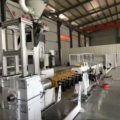 China Diep schroefschroefkanaalstructuur PE-buisproductielijn met extrusievorming Te koop