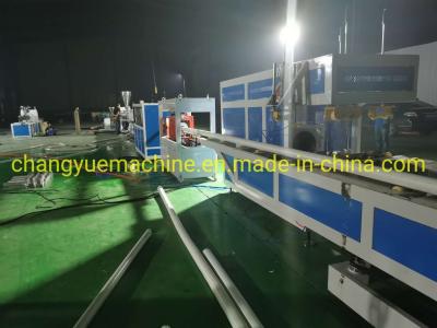 China Productielijn met dubbele schroef voor UPVC-waterdrainingsbuizen voor aangepaste gebruiksbehoeften Te koop