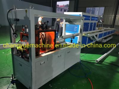 China Productielijn voor geautomatiseerde PVC-waterbuizen/extrusielijn met aparte type-extruder Te koop