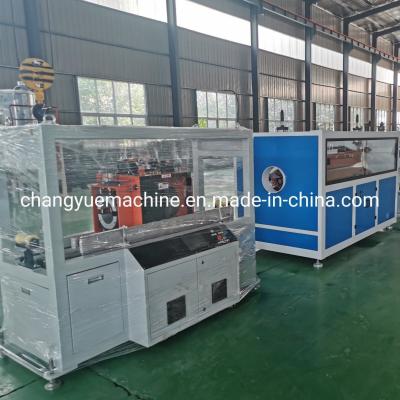 China Full Intermeshing Engagement System PVC Pipe Making Machine for Plastic Processed PVC for sale