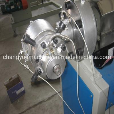 China Long Service Life PVC Fibre Reinforced Pipe Making Machine with Twin-Screw Technology for sale