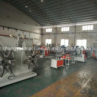 China Long Service Life PVC Fibre Reinforced Pipe Making Machine with Twin-Screw Technology for sale