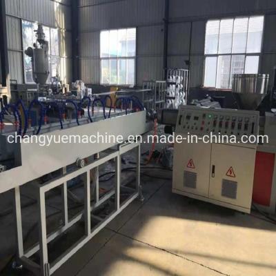 China Máquina de fabricación de tuberías reforzadas con fibra de PVC con sistema de enlace completo Bajo costo de envío en venta