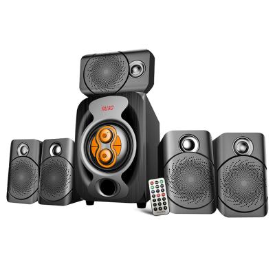 China 5.1 Sistema de alto-falante para cinema em casa com 90 W de potência de saída e suporte USB/SD/FM Apt-x à venda