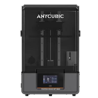 China Anycubic Photon Mono M7 Max 10.1 Inch 14K High-Precision Auto Resin Refill 0.1mm Layer LCD High Speed Large Size 3D Printer for sale