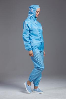 China Food Processing Garment Resuable Combed Fabric yellow hooded jacket and pants blue durable in food processing Workshop for sale