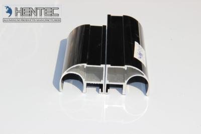 6063 6060 μαύρες μορφές Customerized χρώματος σχεδιαγράμματος εξωθήσεων πορτών αργιλίου