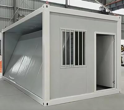 China Ready Made 20ft Portable Folding Container Home Prefabricated Z Type Foldable Container House Prefab Folding House for Sale for sale