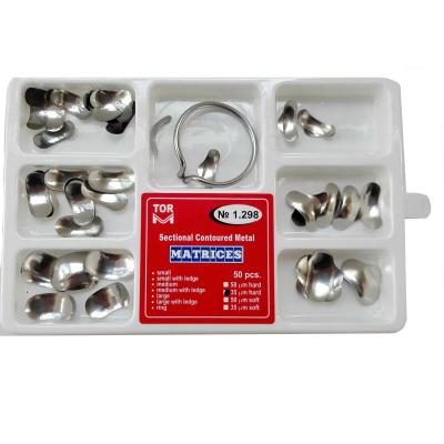 China 1.298 TOR VM PROFESSIONAL DENTAL Filling Materials Advanced Kit of Sectional Contoured Matrices for MFDS Safety Standard for sale
