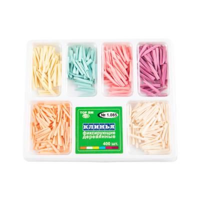 China TOP BM Russial Original Dental Teeth Wedges / Dental Interdental Composite Contoured Wooden Wedges Shelf Life 2 years for sale