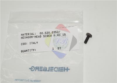 중국 00.520.0352 인쇄기 예비 품목 HD 육각형 - 머리 - 나사 M4x10 SM52 CD74 XL75 CD74 판매용