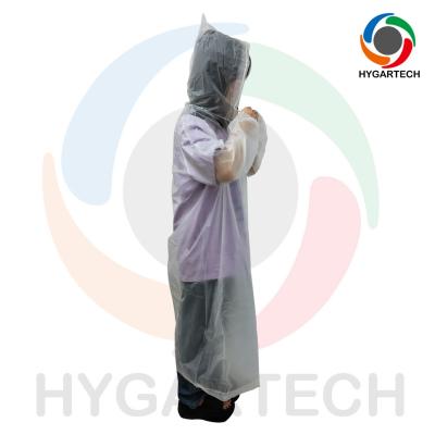 Китай PEVA Portable Reusable Transparent Pocket Raincoat One Size Fits All продается
