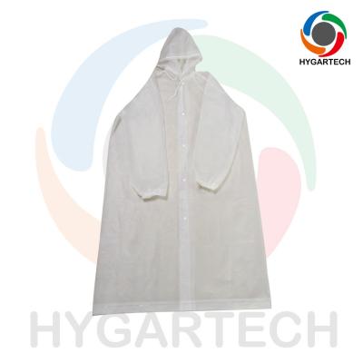 Китай PEVA Portable Reusable Transparent Pocket Raincoat One Size Fits All продается