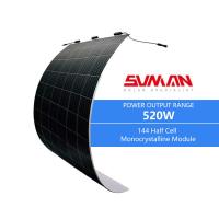 Panel Efficiency 20.4% ETFE Flexible Solar Panel 520W for Sunman Renewable china Panel Efficiency 20.4% ETFE Flexible Solar Panel 520W for Sunman Renewable
