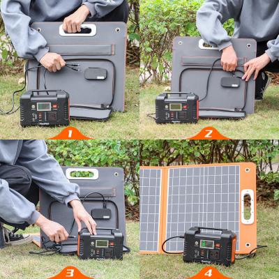 100W/200W Foldable Solar Panel Ideal for Portable Power Station Waterproof and