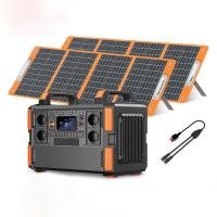 Quality FlashFish 1000w Lifepo4 Lithium Iron Phosphate Battery Power Station with Solar Panel for sale