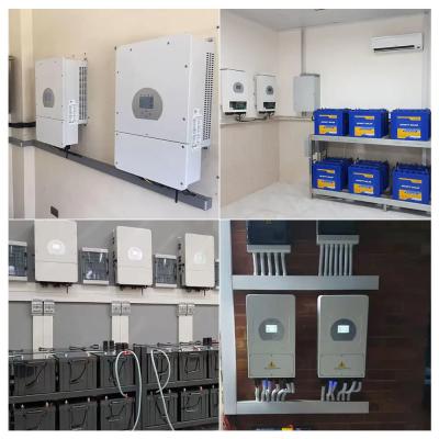 Monofase Output Current 45A Deye 8kW Residential Hybrid Solar Inverter Energy