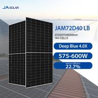 Quality JA Solar Deep Blue 4.0 N-Type Bifacial Double Class Mono Module 575-600W JAM72D40 LB for sale