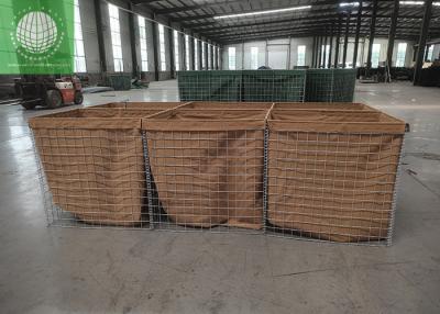 Cina La barriera inossidabile galvanizzata del bastione di Hesco ha riempito i militari della parete della difesa dell'inondazione della sabbia fine in vendita