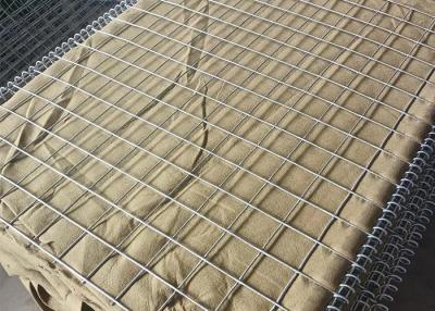 Cina ZnAl Coating Beige Geotessile Hesco Barriera Militare Protettiva Anti Corrosione in vendita