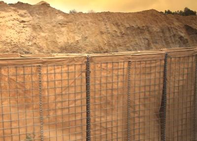 Cina Geotessile beige MIL 7 Stone Defense Wall No Odore ZnAl Coating in vendita