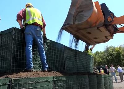 Cina Geotessile verde antiruggine MIL 9 Barriera difensiva zincata a caldo in vendita