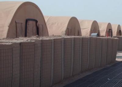 Cina Barriere militari ricoprenti di Hesco del mulino 7 del suolo di ZnAl di colore del deserto 1.37m facile a trasporto in vendita