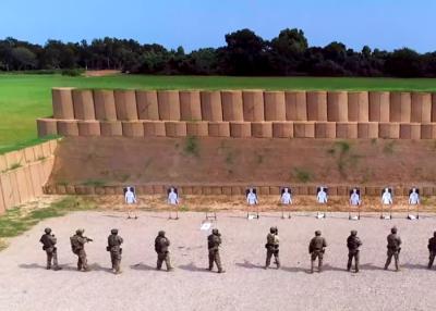 Cina Parete risparmiatrice di tempo Hesco della barriera dell'esercito di mil 3 che recinta 10 cellule ad alta resistenza in vendita