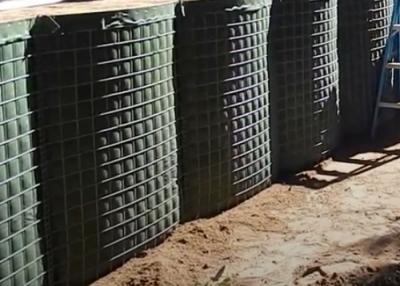 Cina Zinchi - il geotessuto rivestito di alluminio ha allineato la parete della barriera di mil 7 Hesco antiruggine in vendita